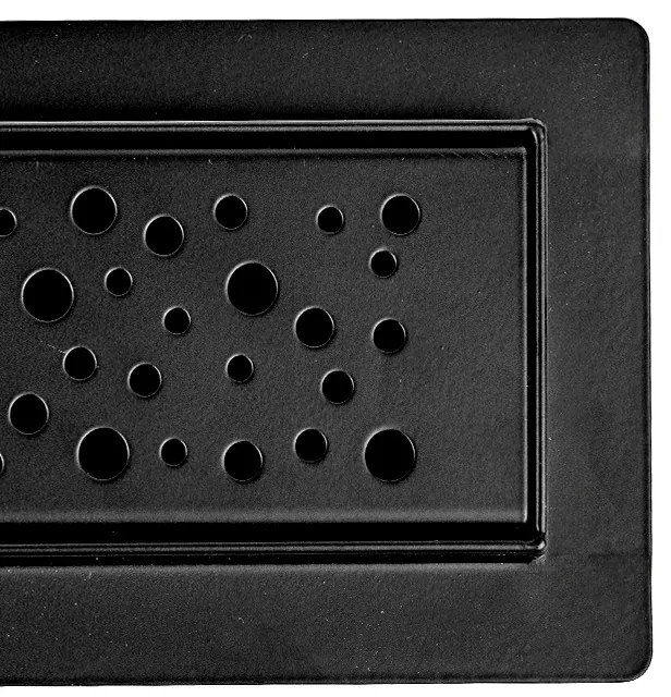 BPS-koupelny Sprchový odtokový žlab DL01 WAVE G5 HYD-2672 70 cm, černý