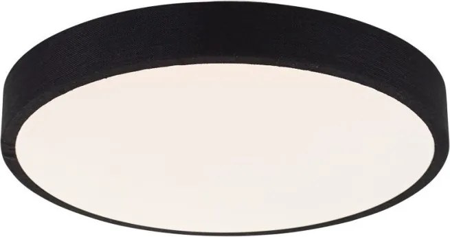 Brilliant G80820/76 Stmívatelné stopní LED svítidlo FILIZ 24W černá textilie, průměr 39cm