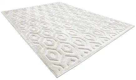 koberec SANTO SISAL 58380 šestiúhelník béžový velikost 200x290 cm | krásné koberce cz