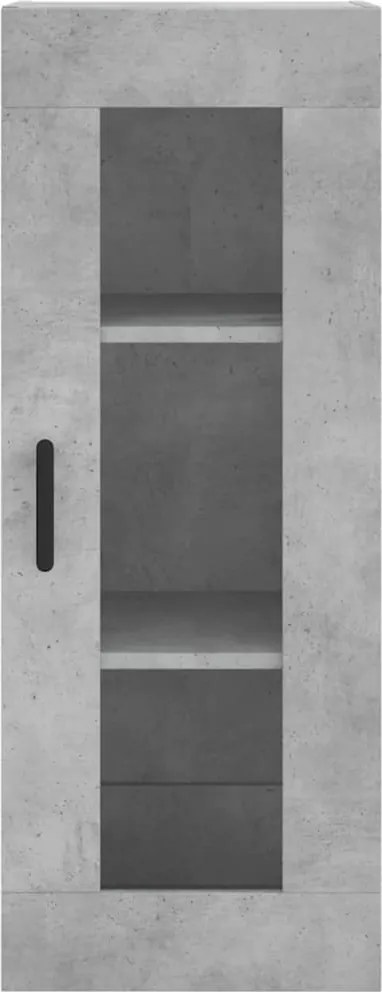 Skříň highboard betonově šedá 34,5x34x180 cm kompozitní dřevo 3199373
