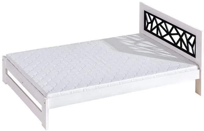 Casarredo - Komfort nábytek Masivní postel CINTA 90x200, výběr moření | barva: dol moření bílá