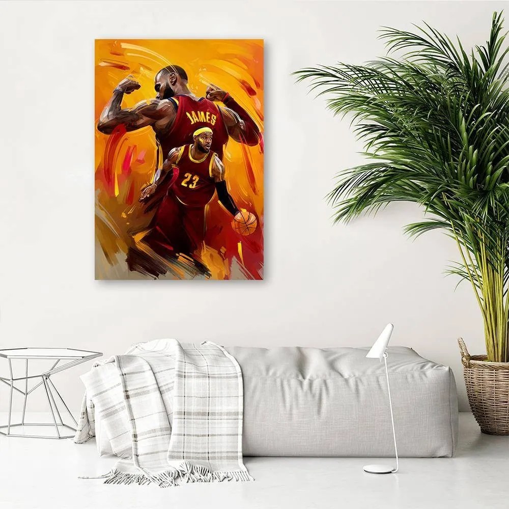 Gario Obraz na plátně LeBron James - Dmitry Belov Rozměry: 40 x 60 cm