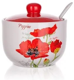 BANQUET Cukřenka se lžičkou Red Poppy OK 60ZF1168RP