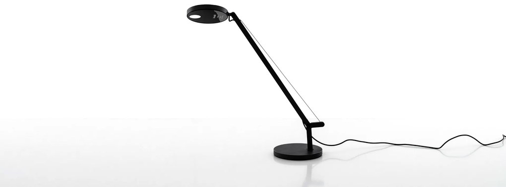 Artemide 1747010A Demetra Micro Table, šedá stolní lampička s dotykovým stmívačem, 6W LED 3000K, 51,5cm