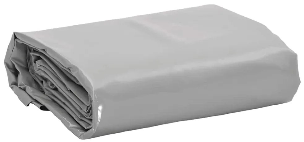 Plachta šedá 5 x 8 m 650 g/m² 156130