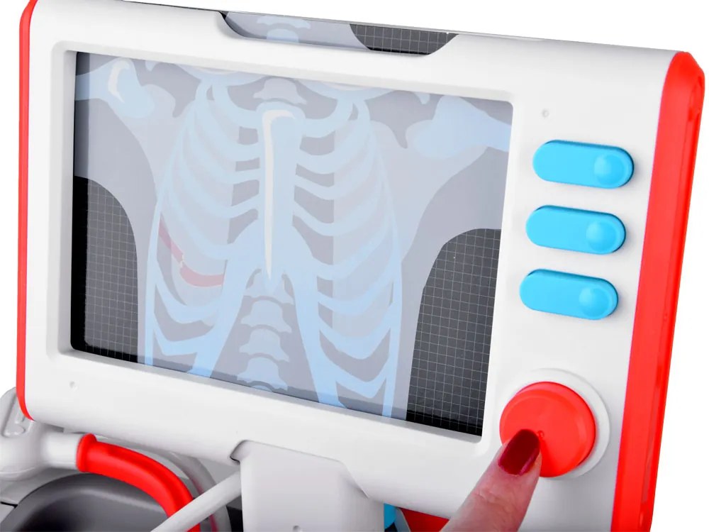 RKToys Dětský lékařský vozík s RTG a EKG Medical