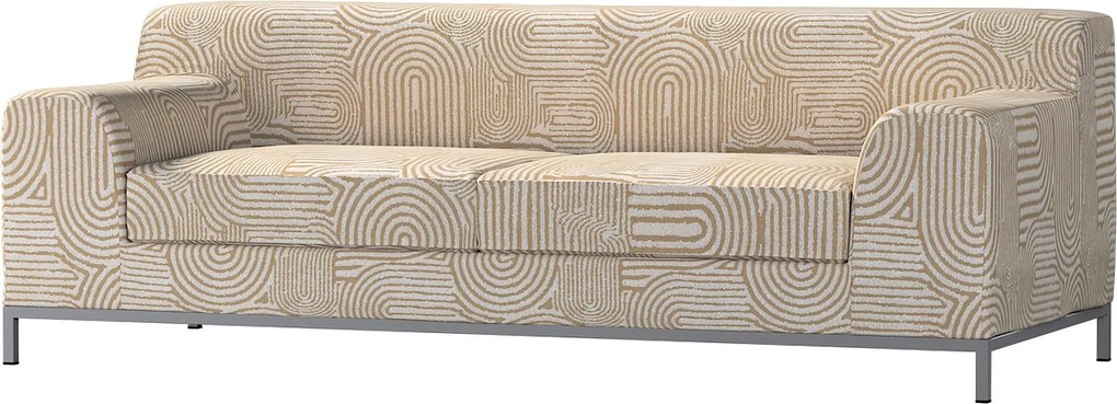 Potah na pohovku IKEA Kramfors 3-místná barva béžová látka pletený vzor, vzorované