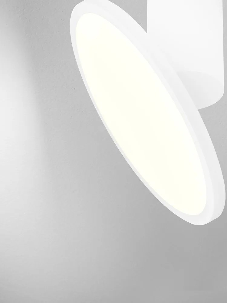 Matně bílé hliníkové LED stropní svítidlo s ohybatelnou konstrukcí Ekei – Nova Luce