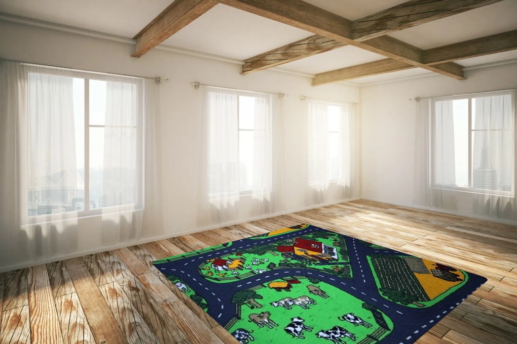 Vopi koberce Dětský kusový koberec Farma II. čtverec - 250x250 cm