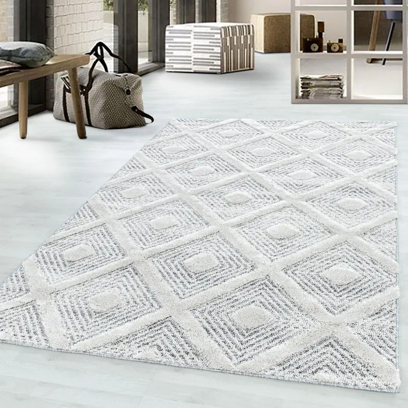 Ayyildiz, Kusový koberec Pisa 4707 Grey, 240x340, šedá, ložnice