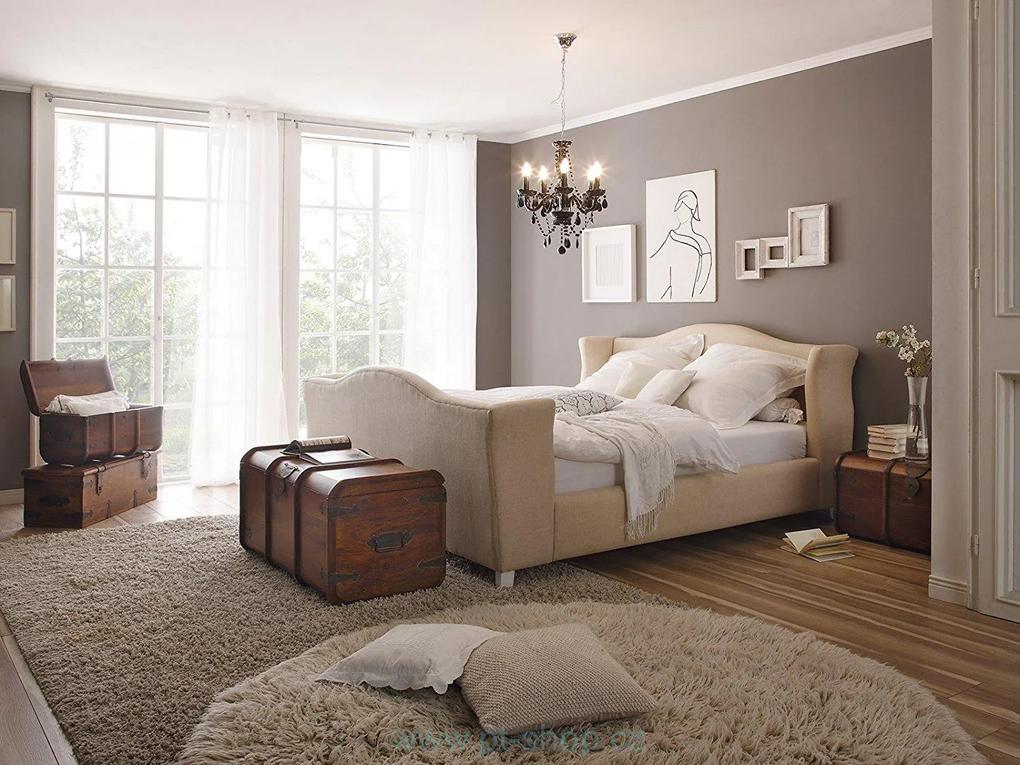 VELEN - Elegantní čalouněná postel 180cm