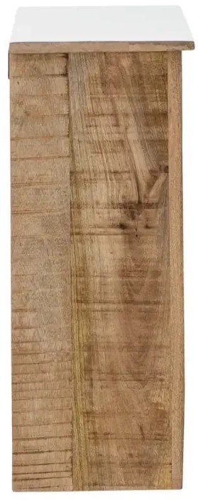furniture-nabytek.cz - Masivní koupelnová nástěnná skříňka Padma z mangového dřeva, lakovaná, vícebarevná – 42×32×60 cm