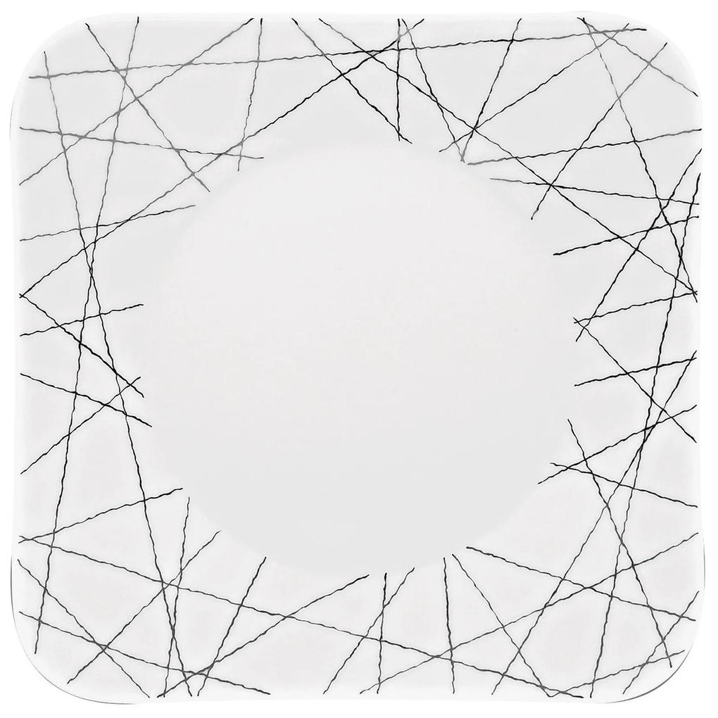 Rosenthal Snídaňový talíř 21 cm čtvercový Free Spirit Stars