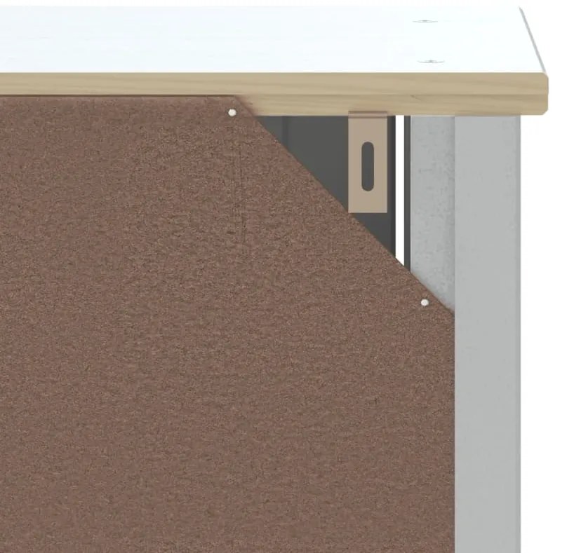 3dílná koupelnová sestava BERG bílá masivní borové dřevo - Default Title