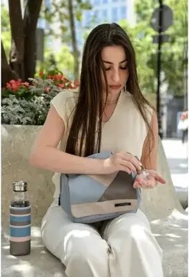 Iris Barcelona Dámská termotaška Smart Soft 4 L světle modrá