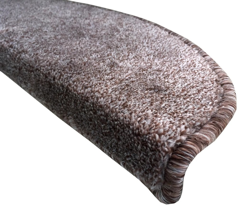 Vopi Nášlapy na schody Apollo Soft béžový půlkruh - 24x65 půlkruh (rozměr včetně ohybu)