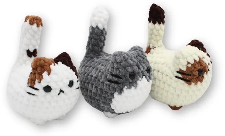 Vali Crochet Háčkovaná Kočička Barva zvířátka: Kočička 1