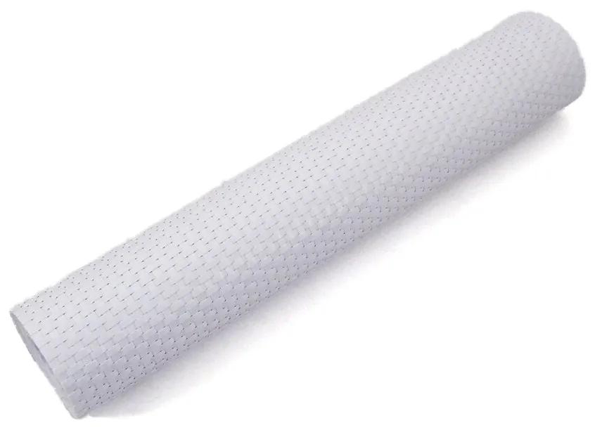 Bílá plastová ratanová stínící rohož &quot;umělý ratan&quot; (role) - 300 x 75 cm