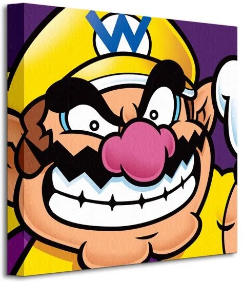 Obraz na plátně Nintendo Super Mario (Wario) 40x40cm WDC95446