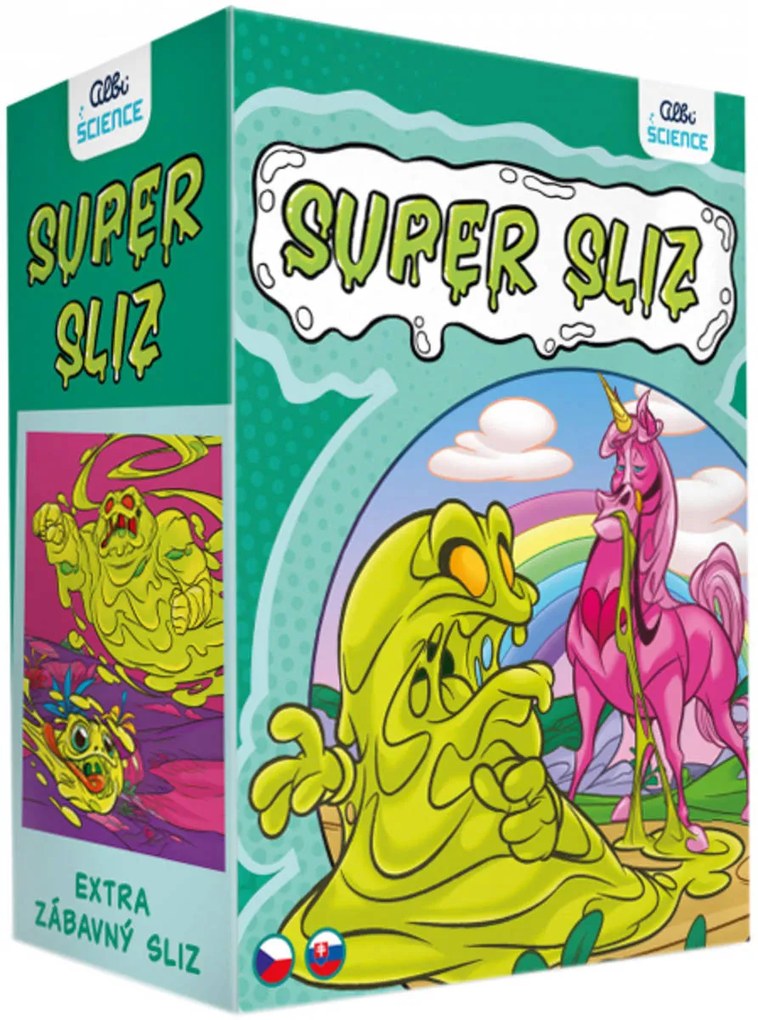 ALBI SCIENCE Super sliz kreativní set výroba slizu v plechovce alreb