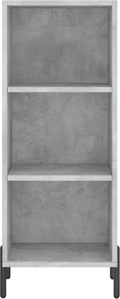 Skříň highboard betonově šedá 34,5x34x180 cm kompozitní dřevo 3198989