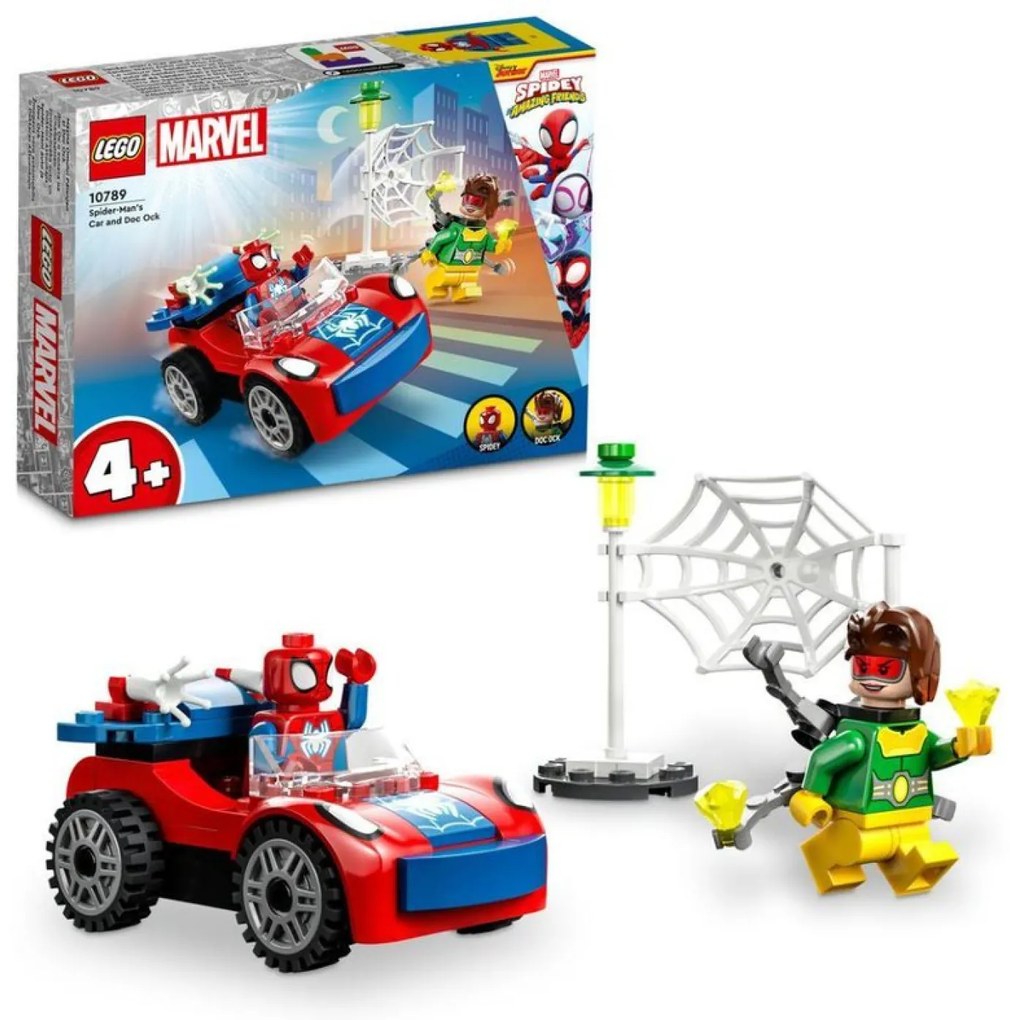 Lego stavebnice lego marvel 10789 spider-man v autě a doc ock