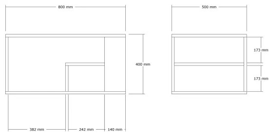 Konferenční stolek JELIO dekor mramor béžová