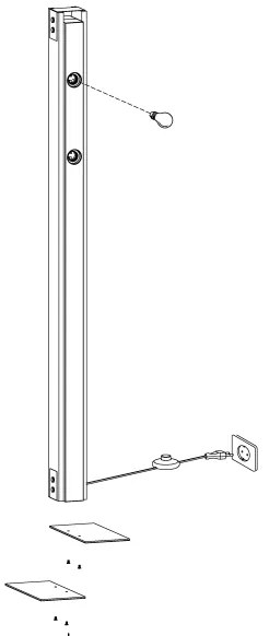 Eglo 43471 - Stojací lampa LAYHAM 4xE27/60W/230V