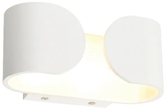 ACA Lighting LED nástěnné dekorativní svítidlo NEPHELE 6W/230V/3000K/560Lm/IP20, matné bílé
