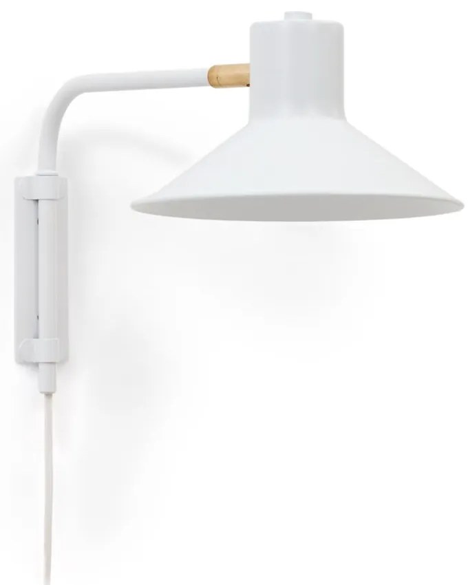 Bílé nástěnné svítidlo Aria – Kave Home