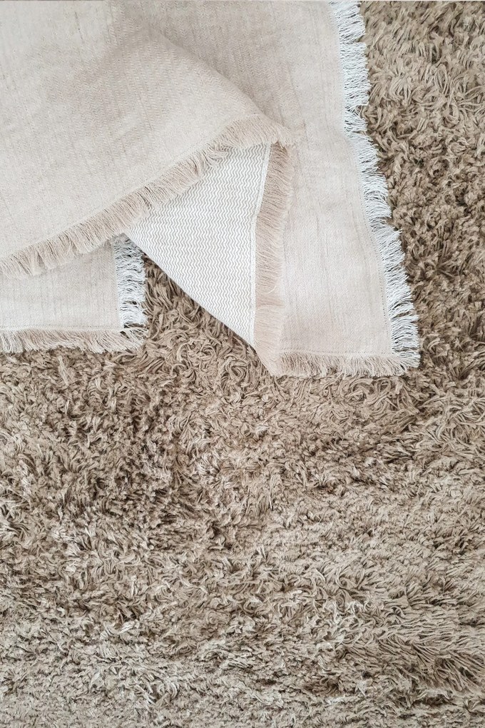 Koberec Long Pile Linen: Béžová 170x240 cm