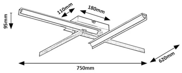 Rabalux 71145 - LED Stropní svítidlo REMIEL LED/20W/230V 3000K