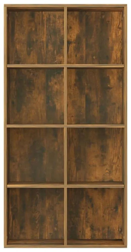 Petromila Knihovna/příborník kouřový dub 66x30x130 cm kompozitní dřevo