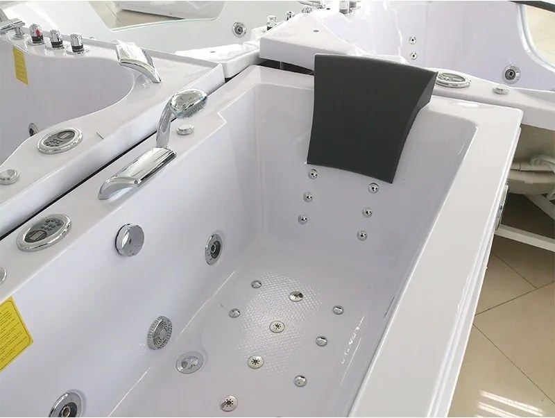 BPS-koupelny Hydromasážní vířivá vana Levante 659 180x90 s ohřevem vody