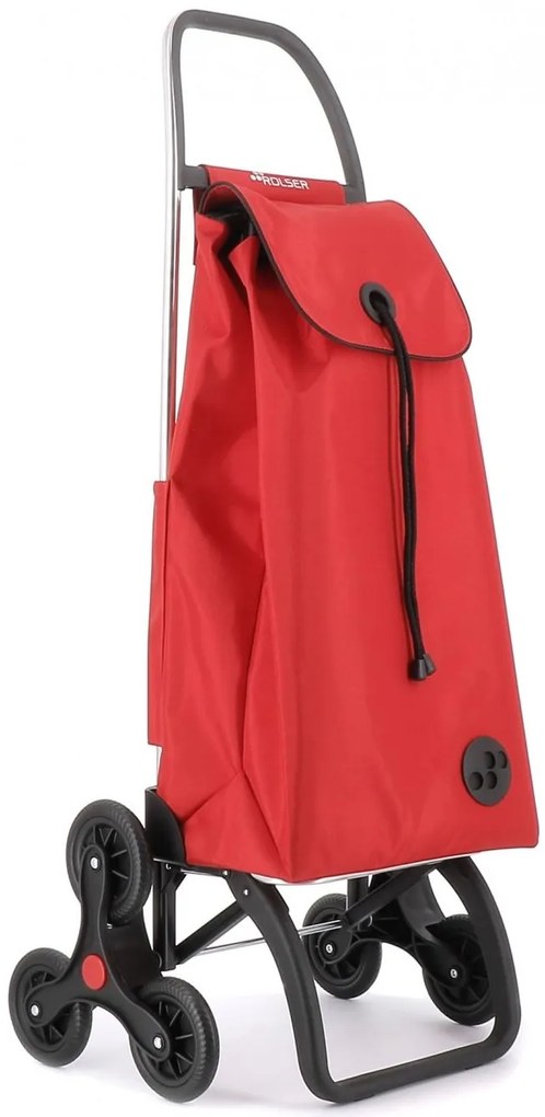 Rolser I-Max MF 6 nákupní taška s kolečky do schodů, červená