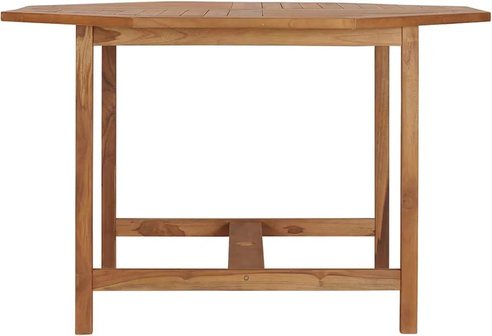 Zahradní jídelní stůl 110 x 110 x 75 cm masivní teak 318478