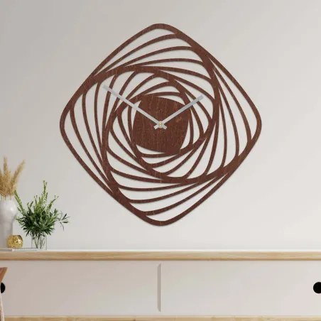 Designové dřevěné hodiny - nástěnné hodiny s 3D efektem l SENTOP PR0352