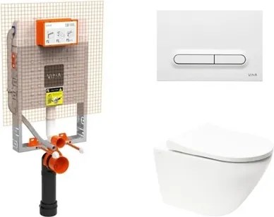 Závěsný WC set k zazdění Vitra S60 SIKOVZW3