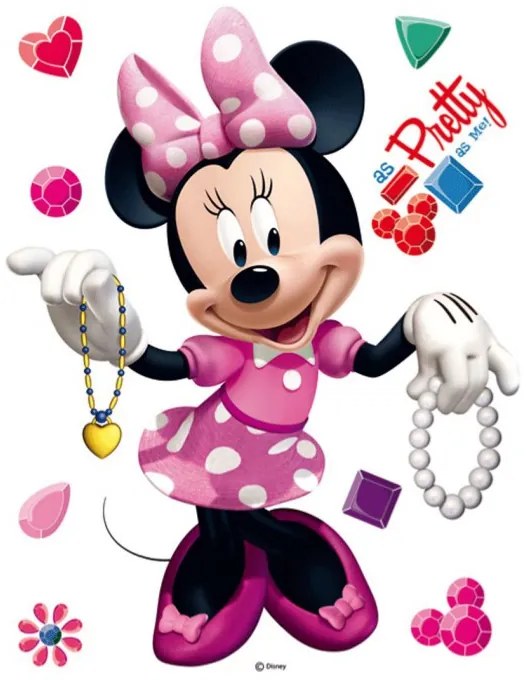 DECOFUN Samolepicí maxi nálepka Minnie AGF00857 85×65cm