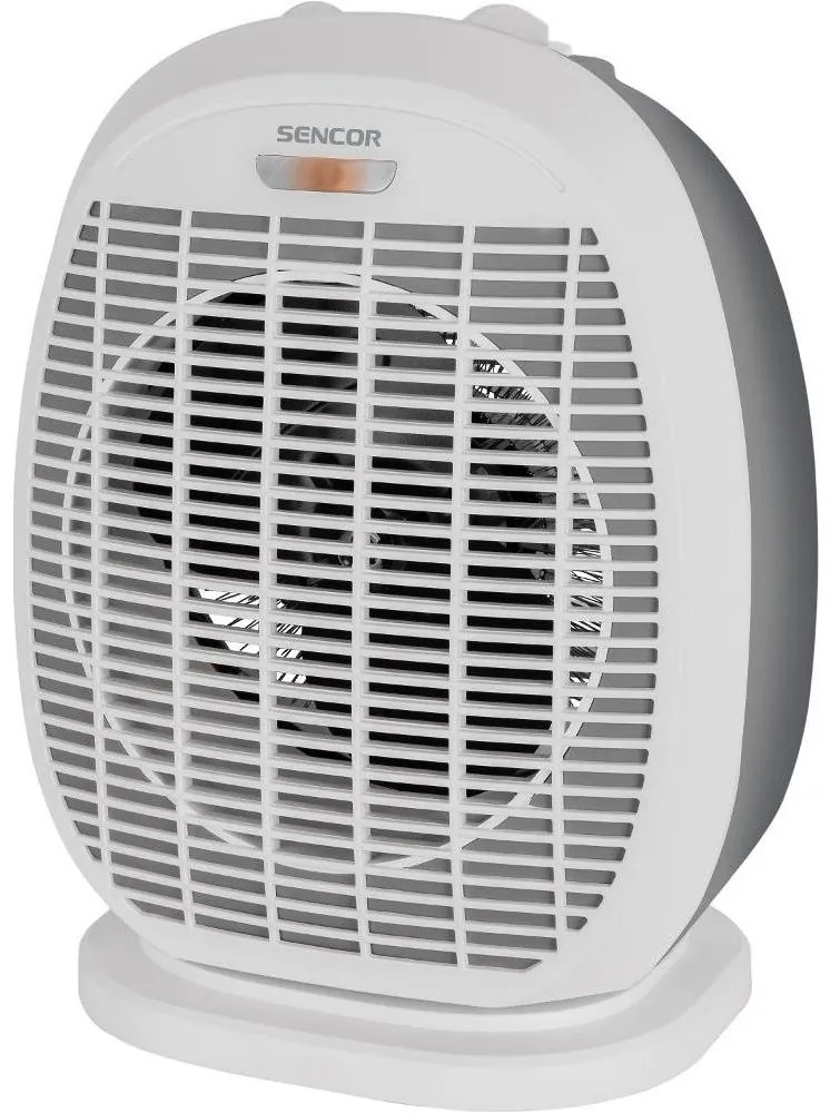 Sencor - Ventilátor s topným tělesem 1200/2000W/230V bílá/šedá