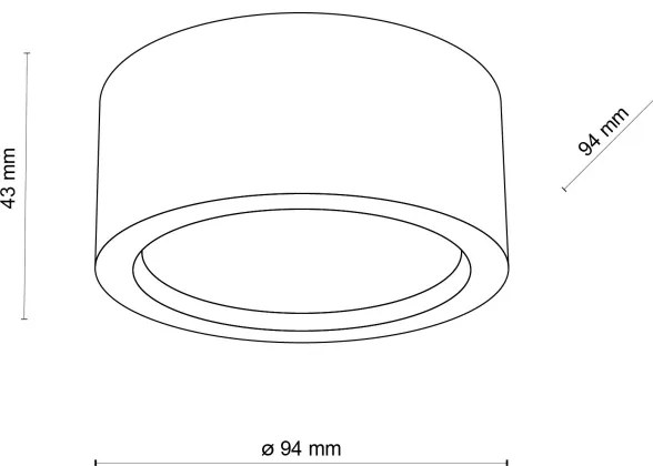 Bodové svítidlo EVE 1xGX53/11W/230V buk
