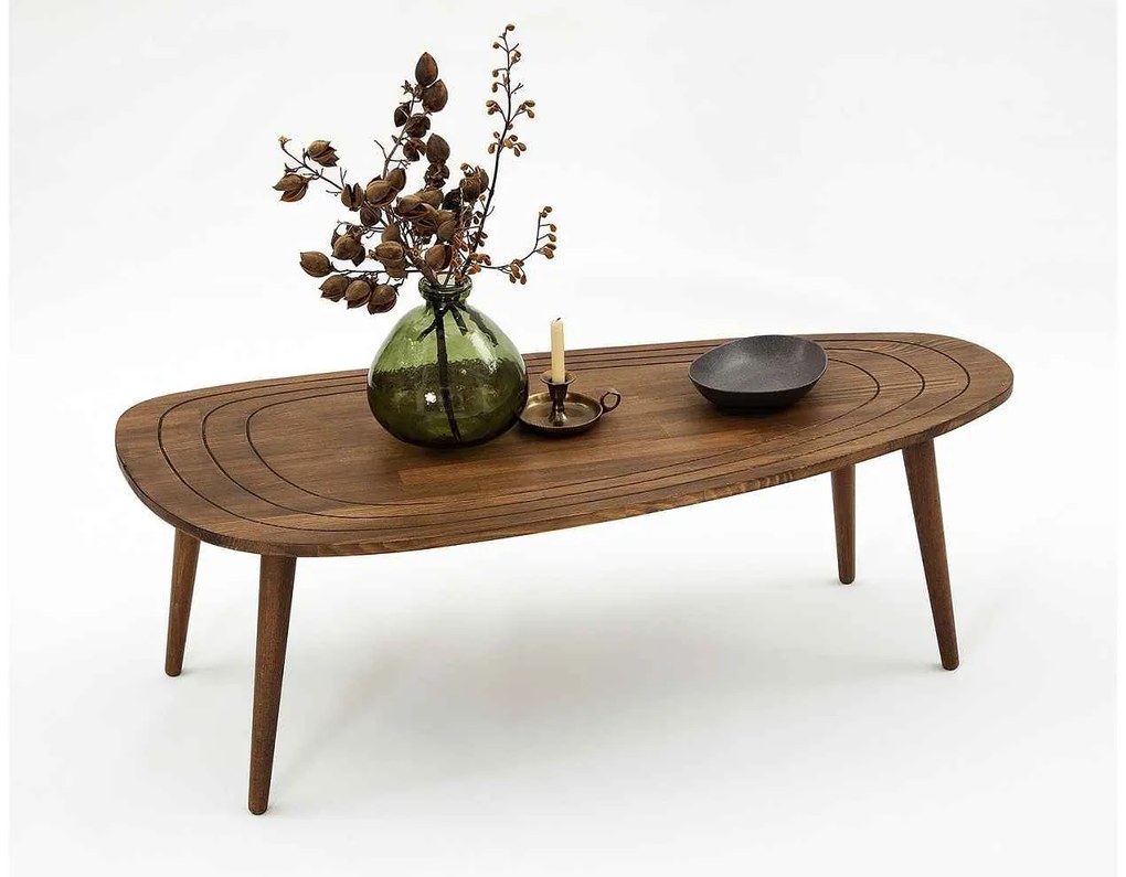 Designový konferenční stolek Garnet 115 cm ořech