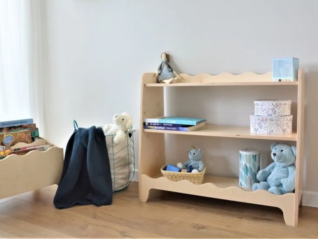 Wamm Cosy Room Dětský Montessori policový regál Zvolte barvu: Nelakovaná