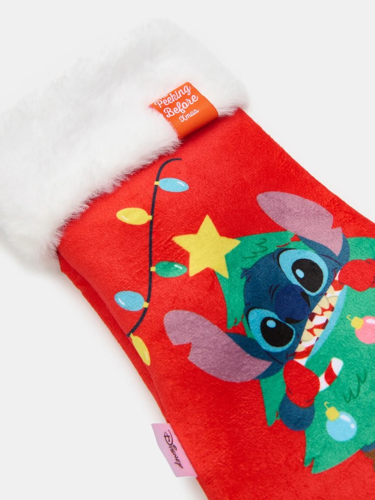 Sinsay - Christmas decoration in the shape of a stocking with LED lights Stitch - vícebarevná