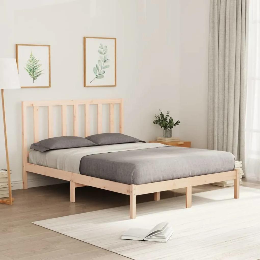 vidaXL Rám postele masivní dřevo 120 x 200 cm [3106764] Barva: Přírodní