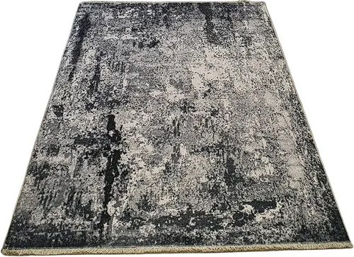 HU Šedohnědý moderní koberec Banco 1088-GREY Rozměr: 60x110 cm