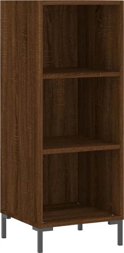 vidaXL Skříň highboard 34,5 x 34 x 180 cm kompozitní dřevo [3199368] Barva: Bílá