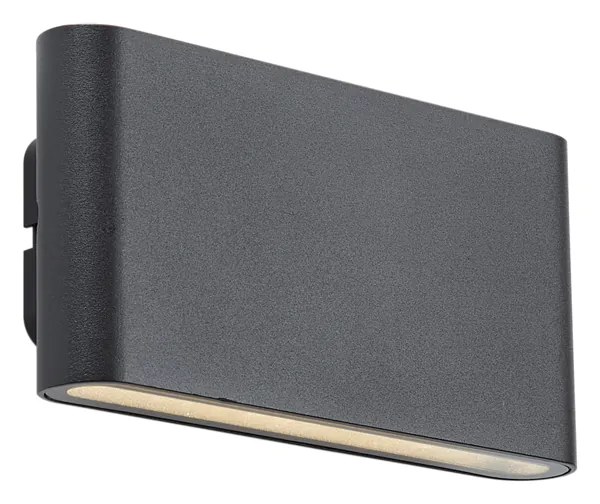 Nástěnná lampa černá magnetická vč. LED dobíjecí - Batt