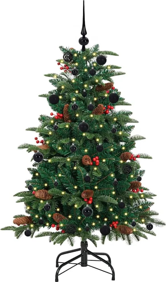Umělý vánoční stromeček Zelená 150 cm PVC, kov a plast 3395542