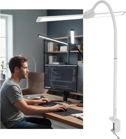 Brilagi - LED Stmívatelná stolní lampa USB VARIO LED/14W/5V 3000-6000K bílá